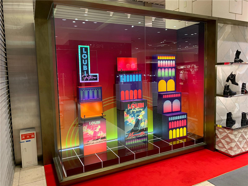 Acrylic luminous prop display window_Windows_Products_Bluesky-display